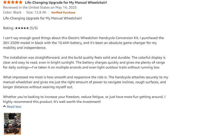 Une analyse du coût de la liberté - Fauteuil roulant électrique VS ...